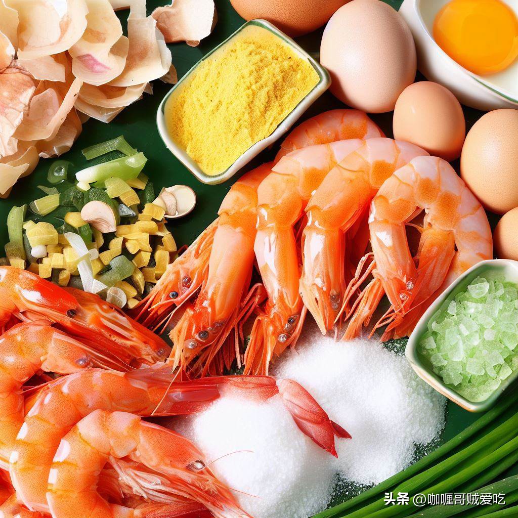 Use salt-baked powder to make salt-baked shrimp, simple and delicious ...