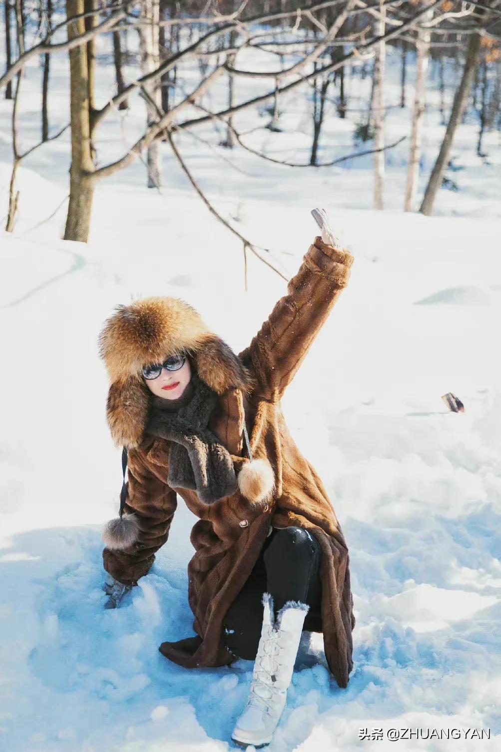 With the completion of "Barbaric Growth", Zhao Liying's snow clips are ...