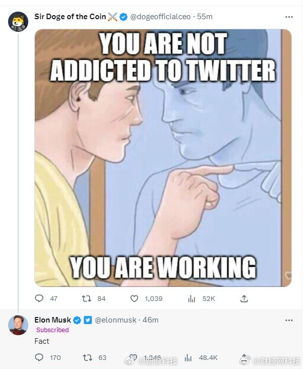 Musk says addicted to Twitter is also work - iMedia