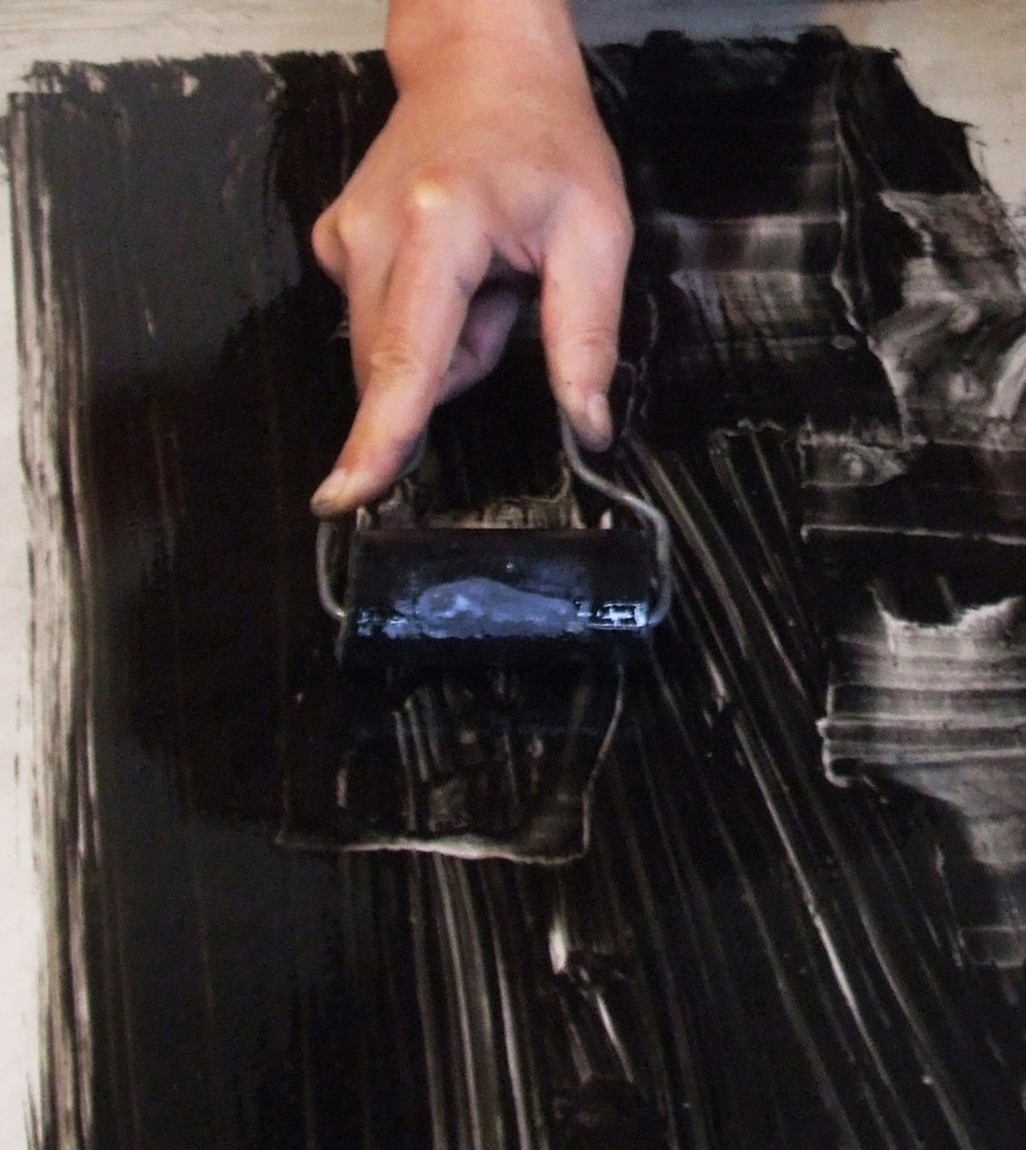 The original technique of Wenxiang ink painting: rolling plate rubbing ...