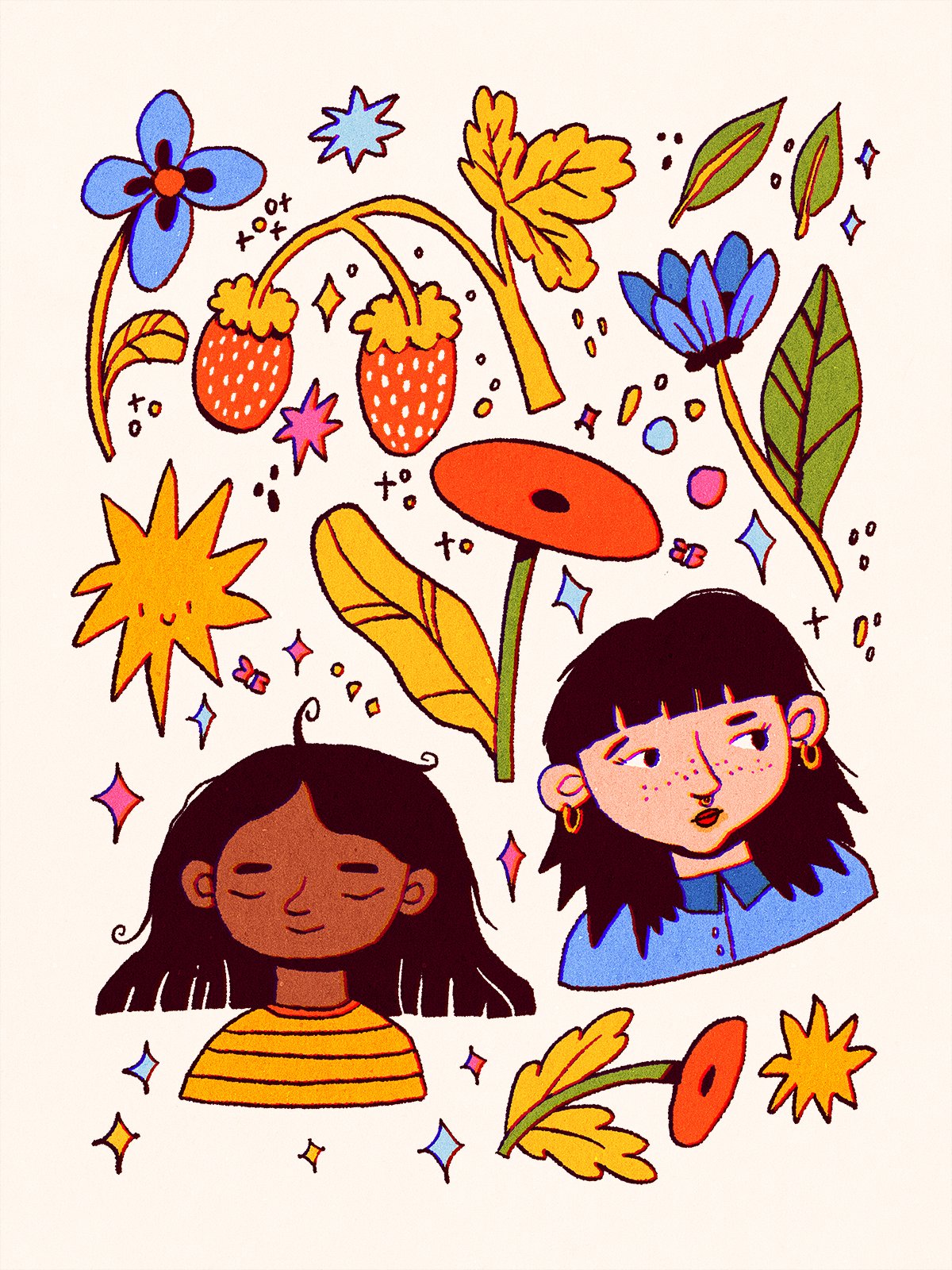 Illustrator Jessica Elena: World of Flowers - iNEWS