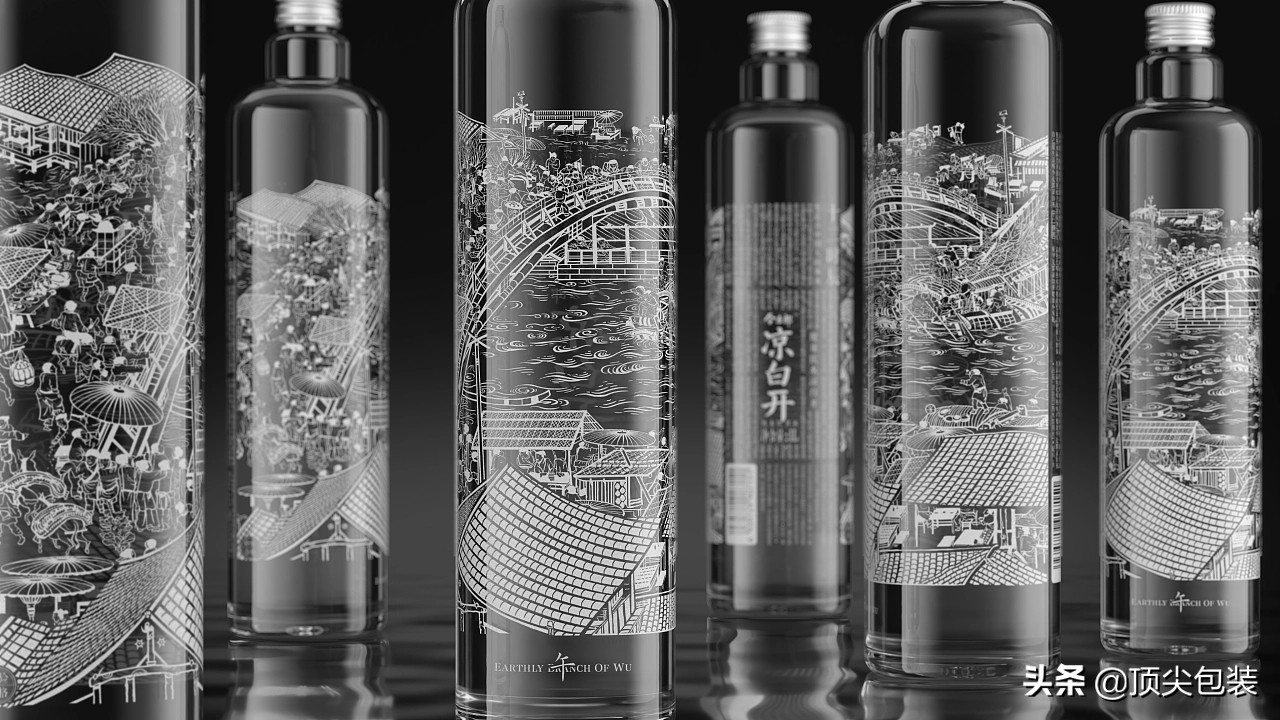 High-end drinking water packaging that masters the flow code, so the ...
