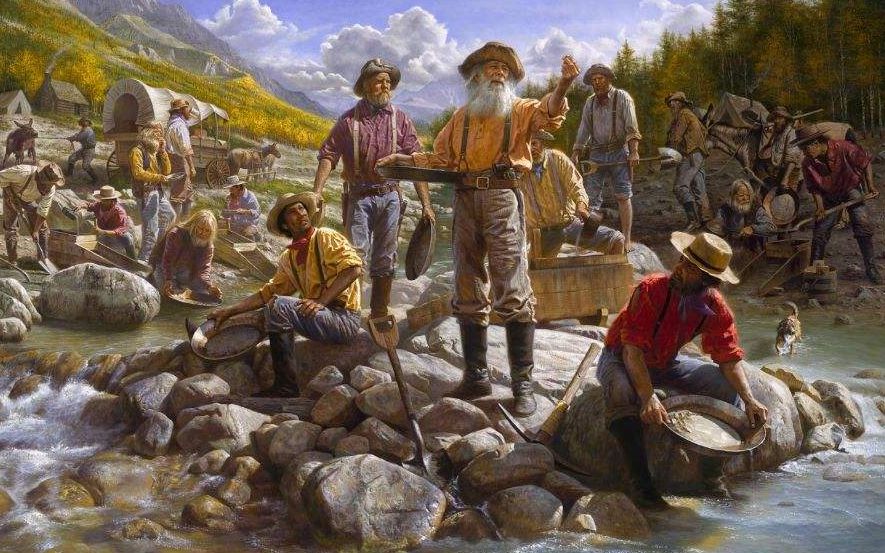 The gold rush in the United States promoted the industrialization of ...