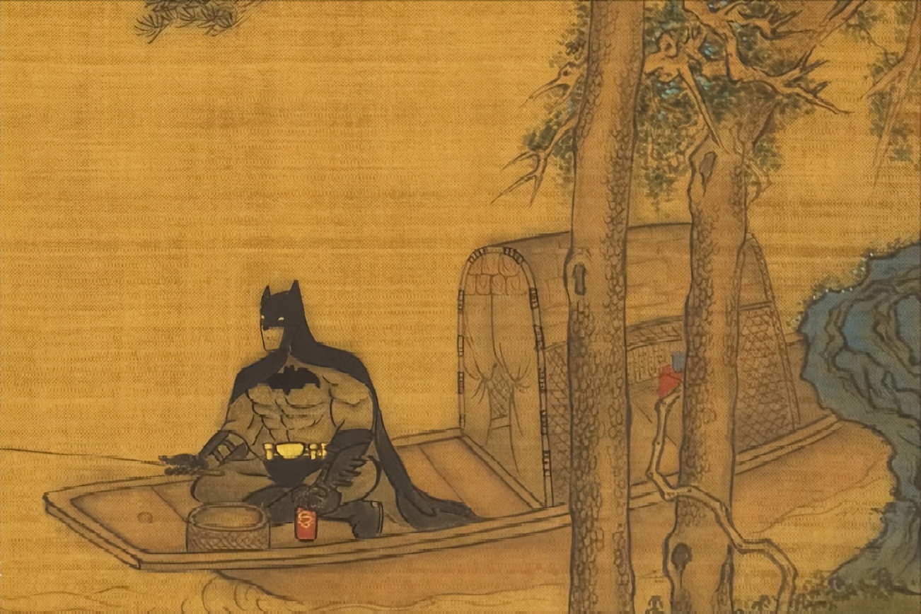 Modern "magic pen Ma Liang", which combines ancient paintings with ...