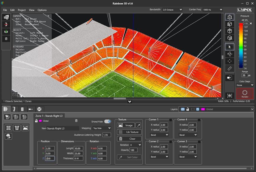 Sound field simulation software-Spain LYNX audio rainbow3D released - iNEWS