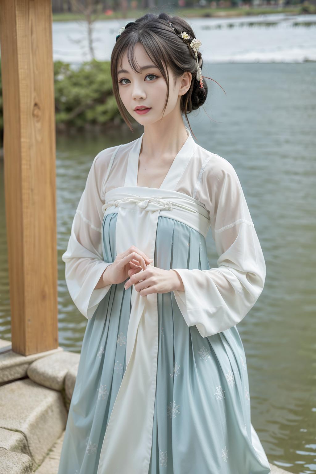 [AI Painting Appreciation 40—Hanfu Tang Style] Do you love Tang Feng's ...
