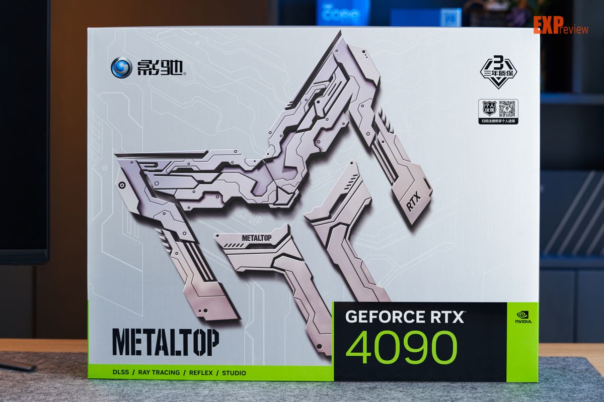 GALAXY GeForce RTX 4090 Metal Master OC graphics card picture tour: put ...