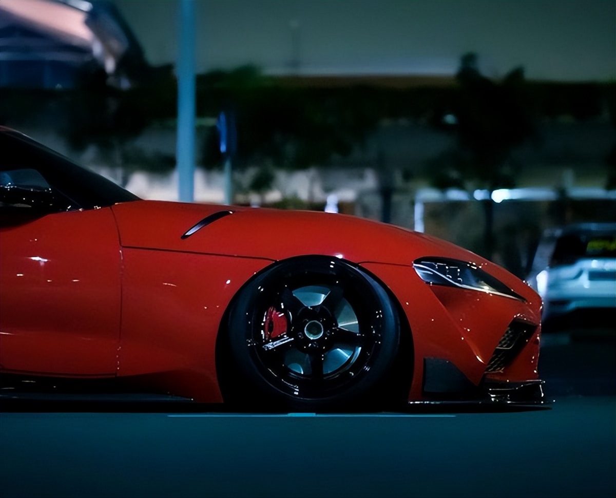 'The most beautiful cow devil' Toyota Supra modified AIRBFT pneumatic ...