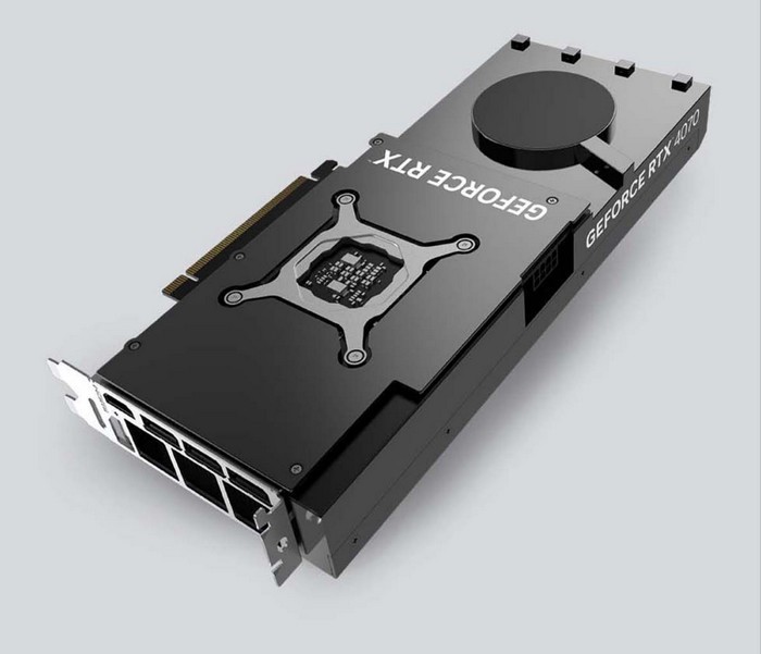 PNY launched the RTX 4070 BLOWER graphics card, designed for AI or ...
