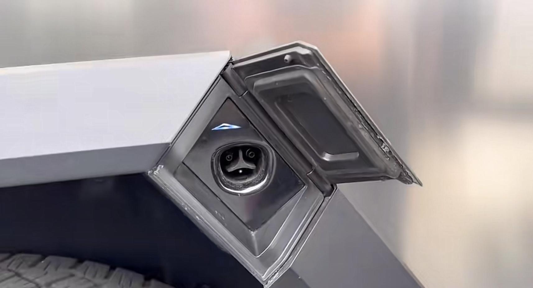 Tesla Cybertruck charging port design: problems and innovations coexist ...