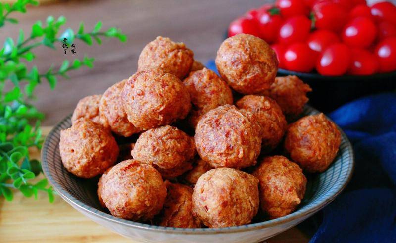 Fried beef balls for New Year's Eve dinner, teach you the correct ...