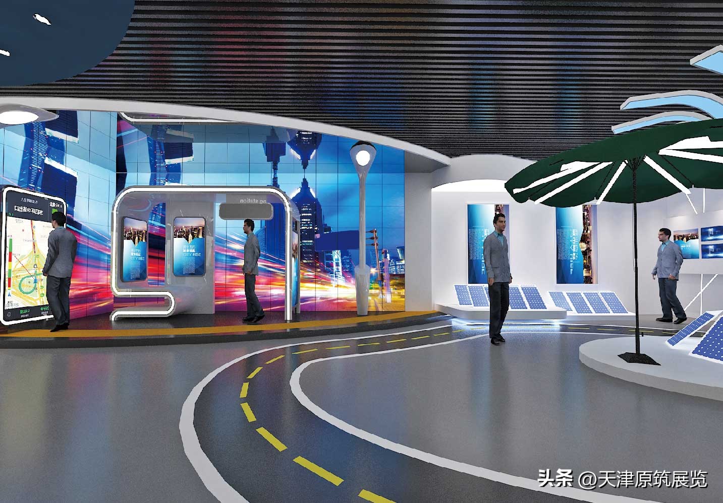 In the design and construction of the exhibition hall, what are the ...