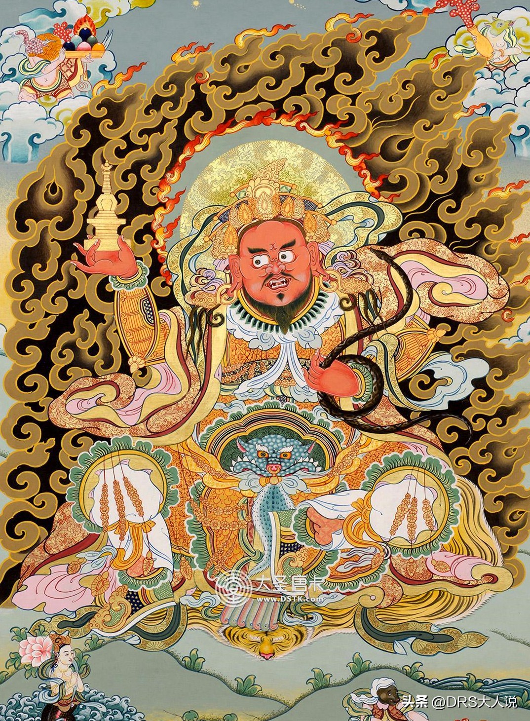 You don't know the Buddhist Tianbu protector: Guangmu Tianwang Buddhist ...