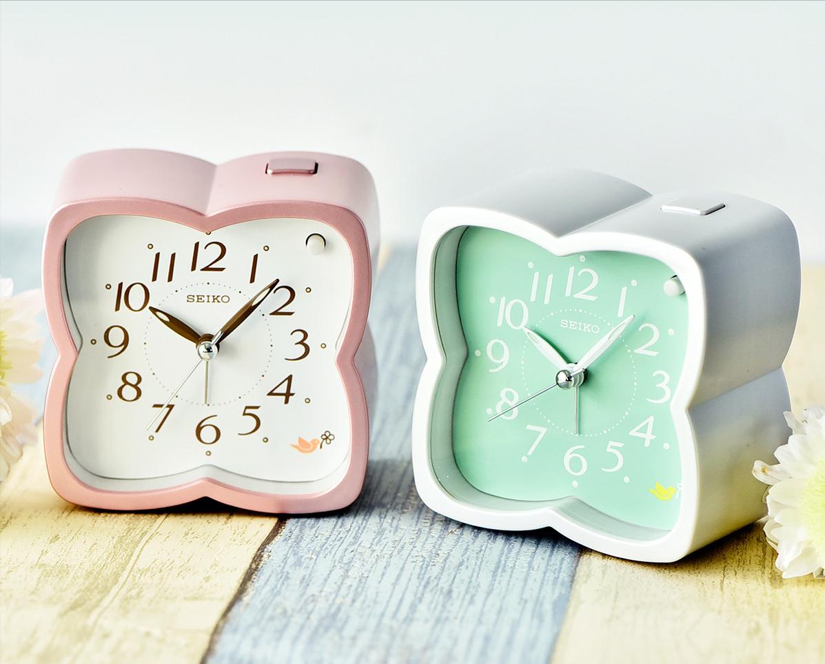 SEIKO Lucky Four Leaf Clover Cartoon Creative Alarm Clock - iNEWS