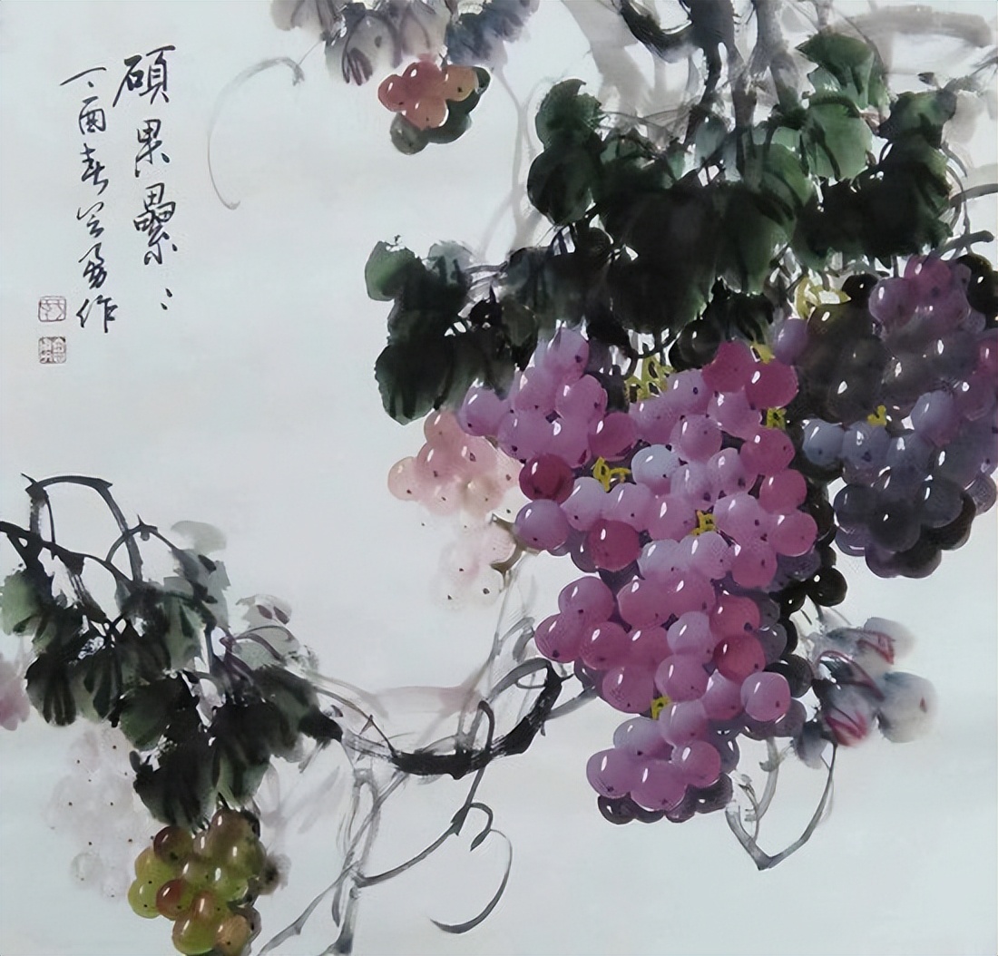 Yu Huiyong, founder of Chinese painting of grapes with frost, famous ...