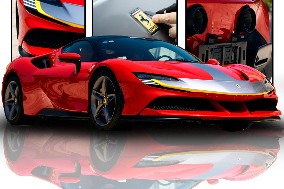 Ferrari SF90 customized advanced original factory garland, cool and ...