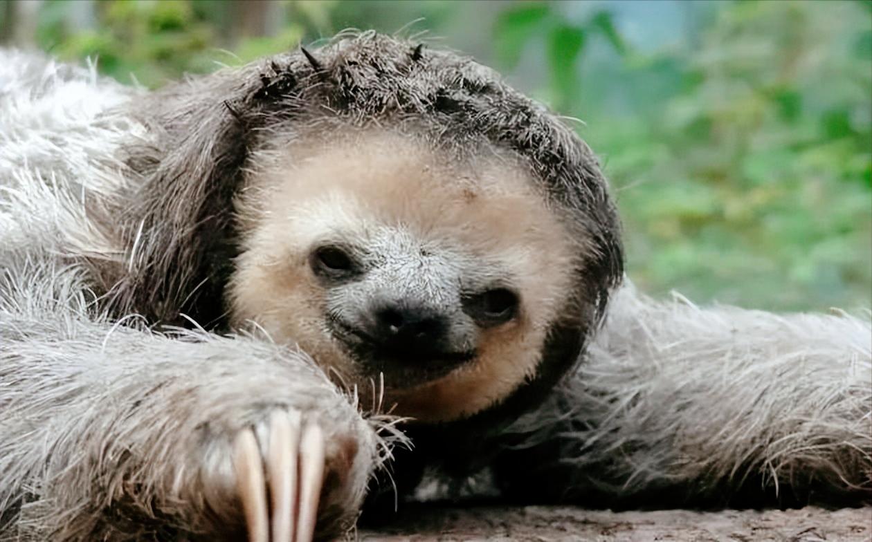 How lazy are sloths?Even if you are bitten by the prey, you are too ...