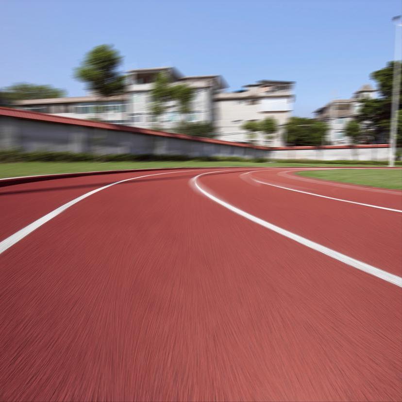 What is the ratio of plastic runway particles to glue? - iMedia