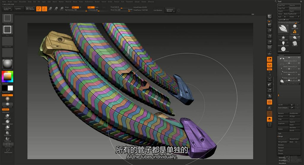 Zbrush bird god model, ZB sculpted magic character, KeyShot rendering ...