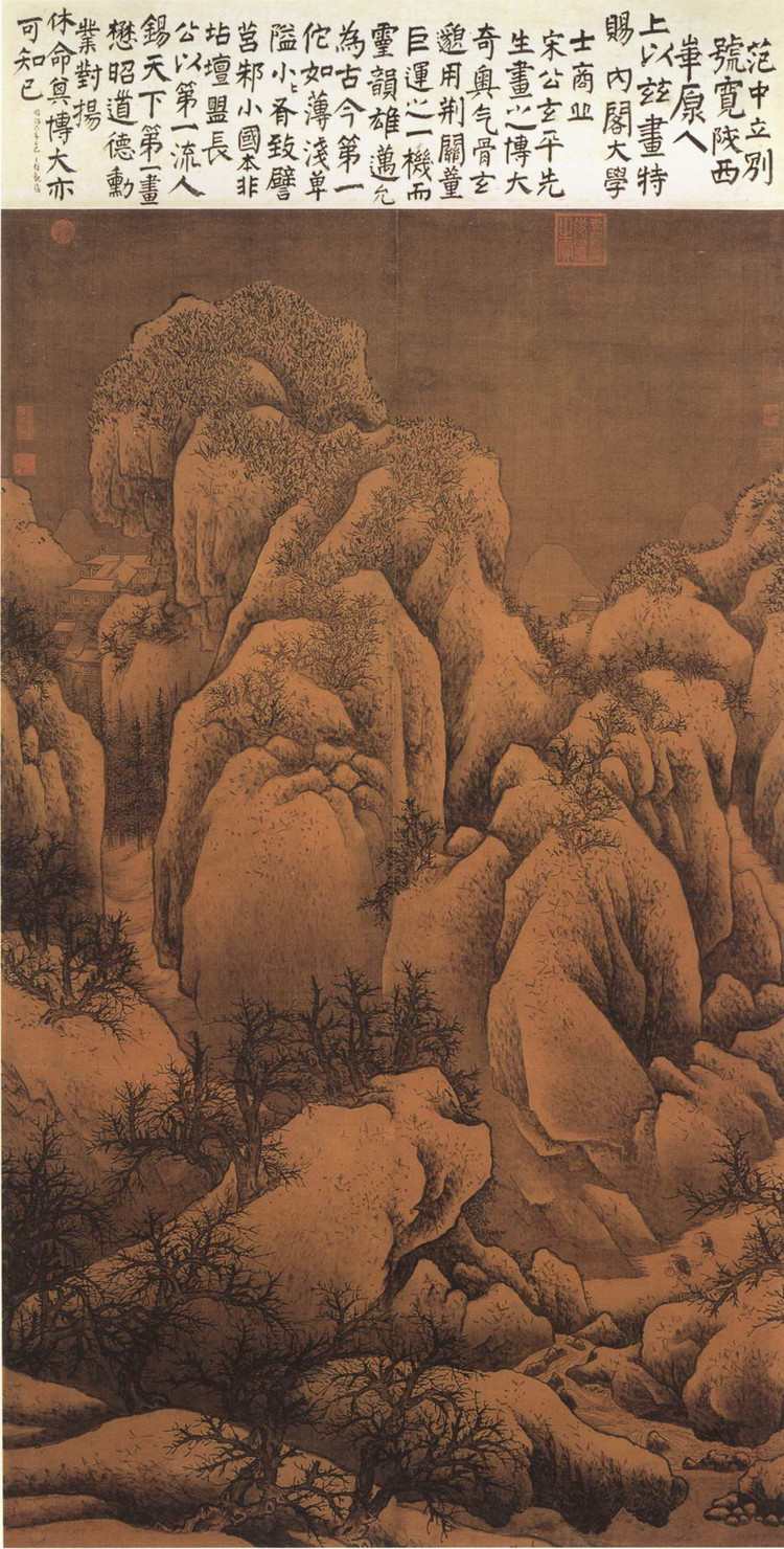 Appreciation of Lan Ying's "Imitation of Fan Kuan's Works", and Wang ...