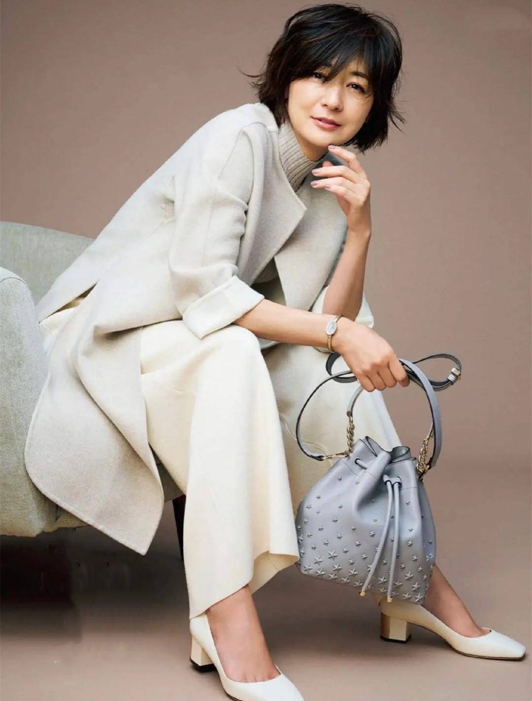 Tomioka Yoshiko is really good at wearing it! It's right to learn how ...