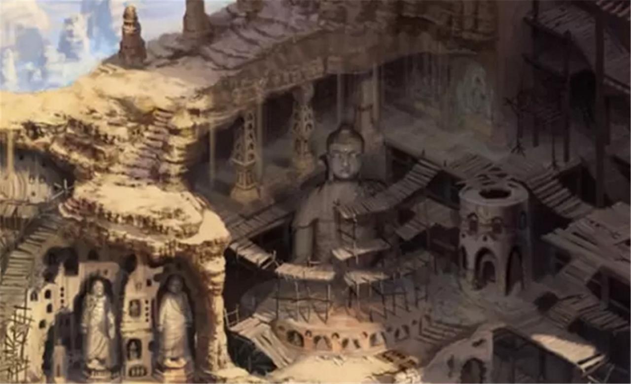 The real version of the nine-story demon tower, the tomb robbers ...