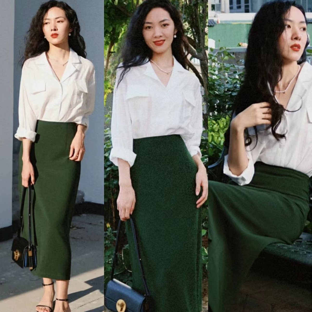In summer, "Hong Kong style retro" wears a good feeling, and the ...