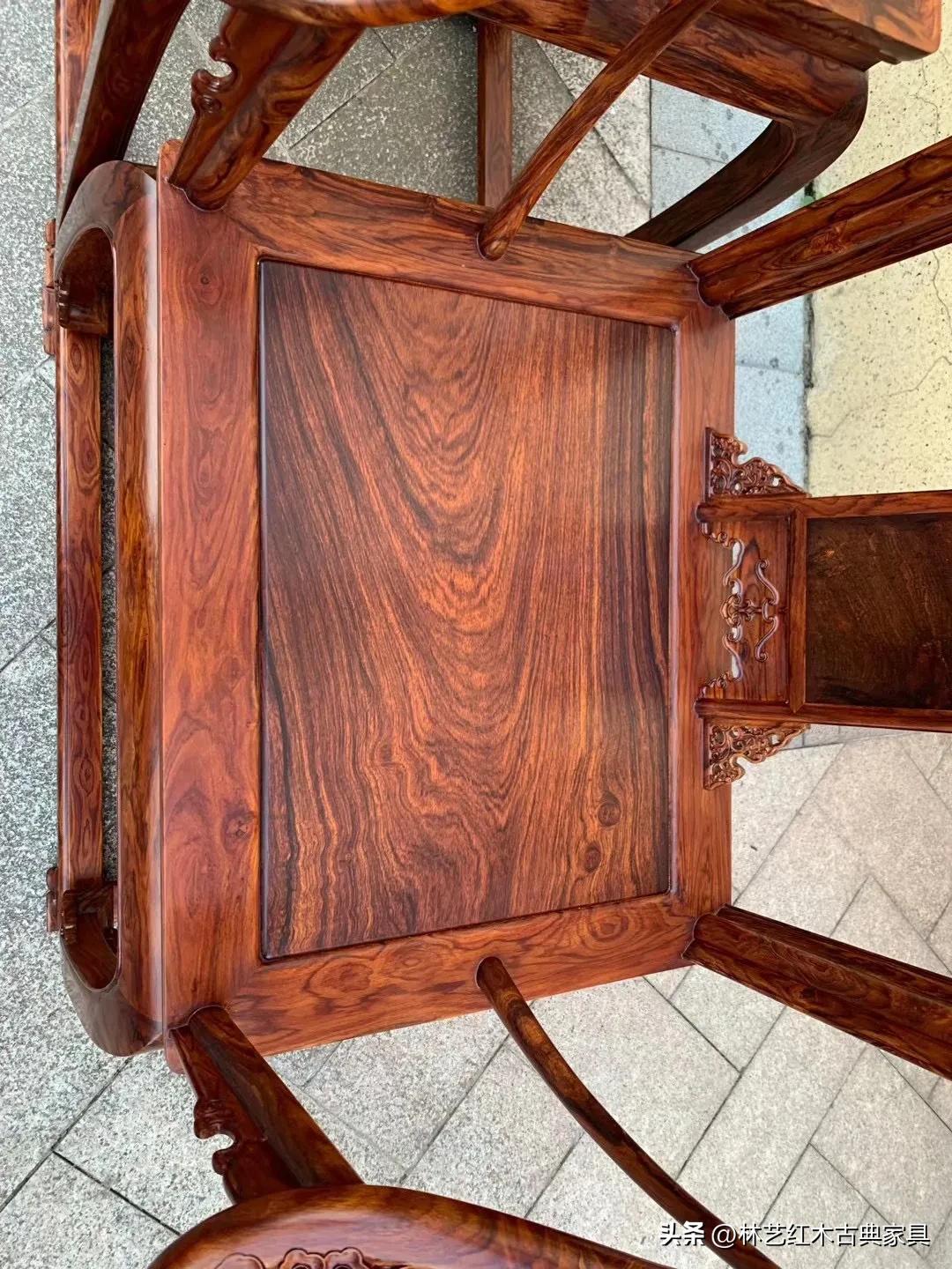 Hainan Huanghuali Palace Chair Three-piece Set - iNEWS