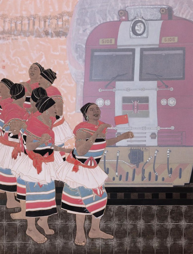 Contemporary famous artist Shi Lei's traditional Chinese painting art ...