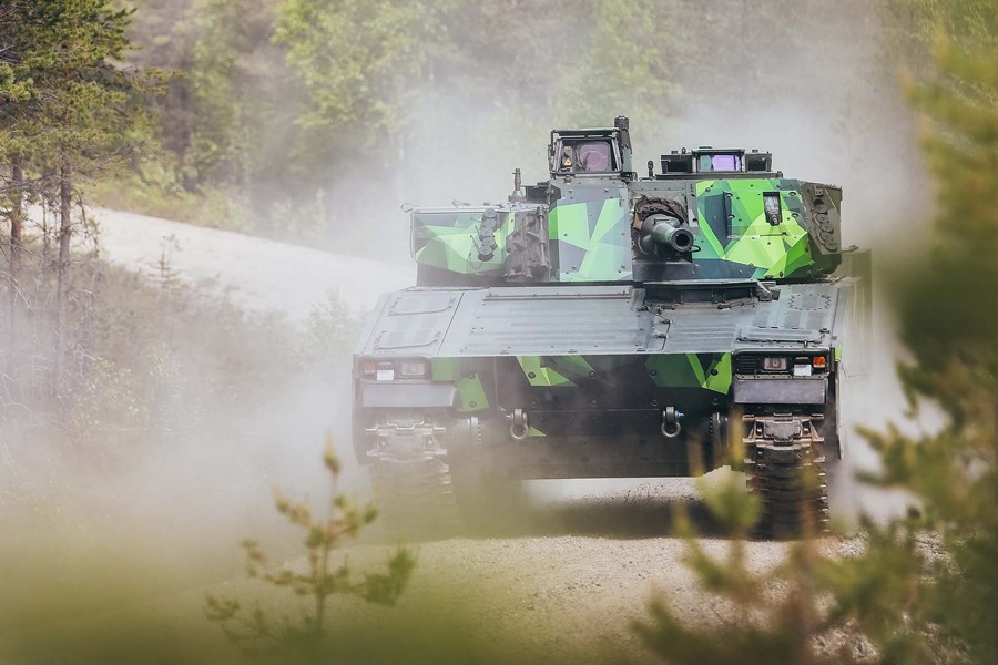 The Slovakian CV90 infantry combat vehicle has upgraded the fire ...