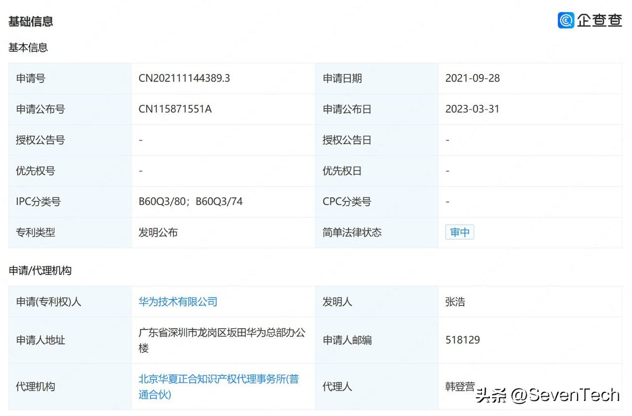 Huawei's new patent controls the vehicle's ambient light through the ...