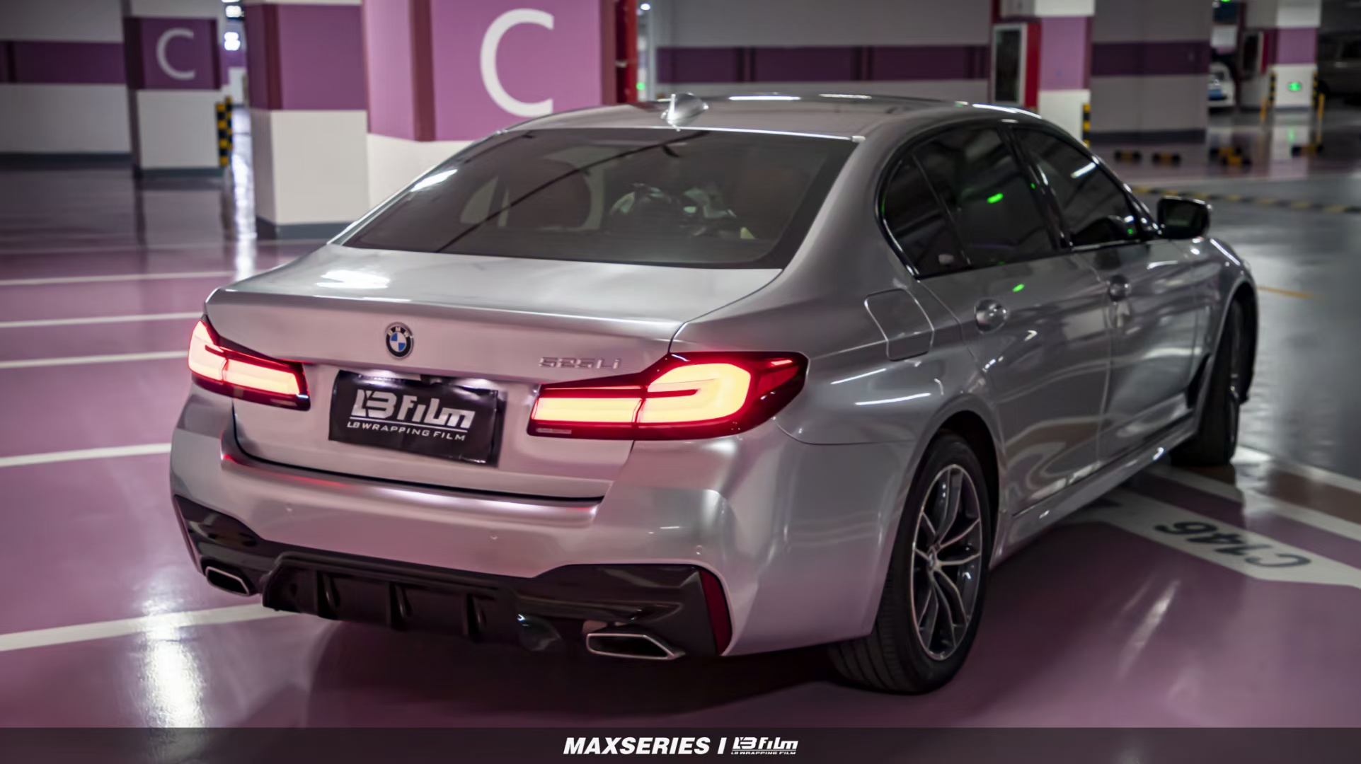 LBFILM Color Changing Film—BMW-525Li Liquid Metal Aluminum Mercury - iNEWS