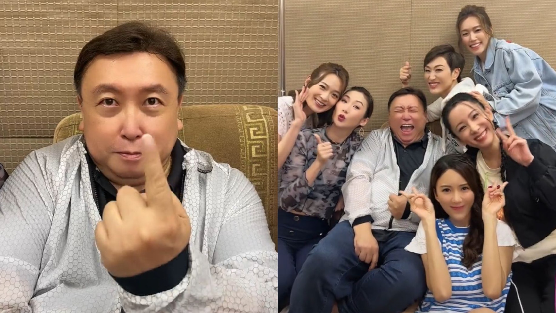 Wang Jing was surrounded by 6 actresses Yan Fu Wu Bian once threatened ...