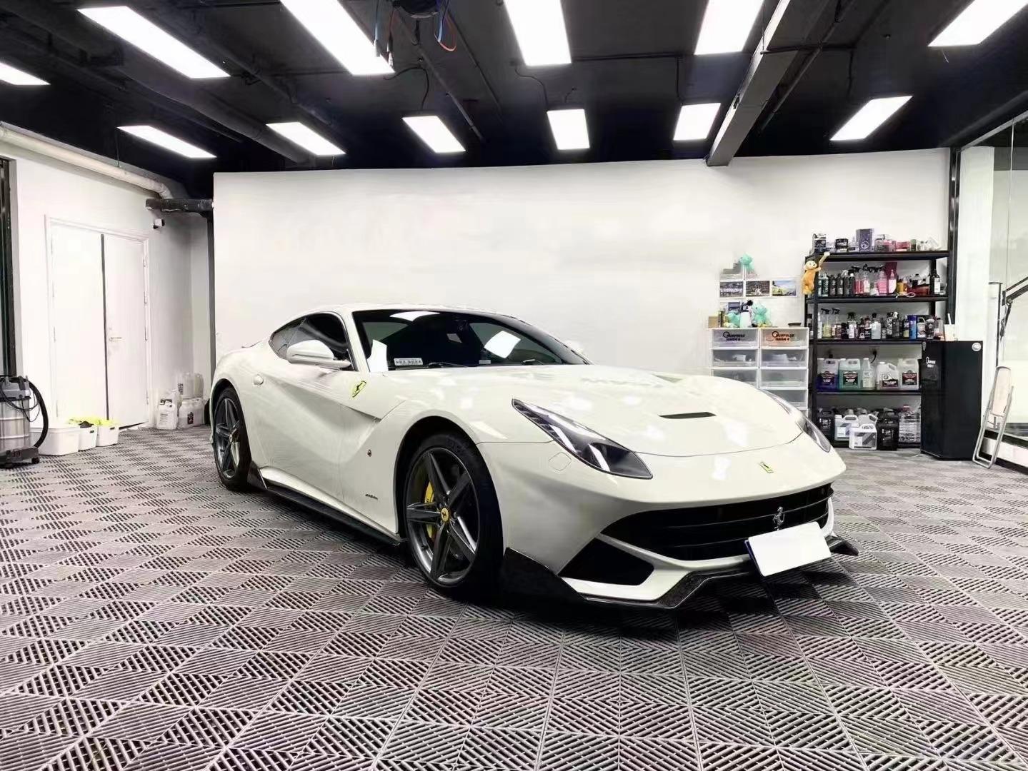 Ferrari F12 Rare White and Blue Color Matching - iNEWS