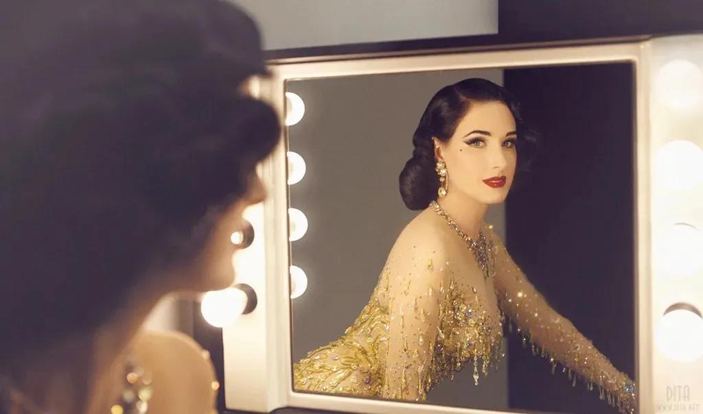 Dita Von Teese, an international star who became famous through ...