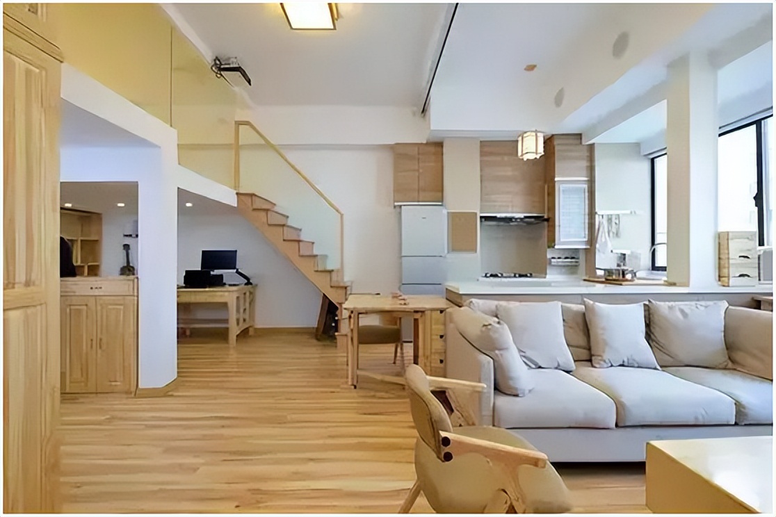 70㎡ Japanese-style LOFT small apartment, carefully designed, the ...