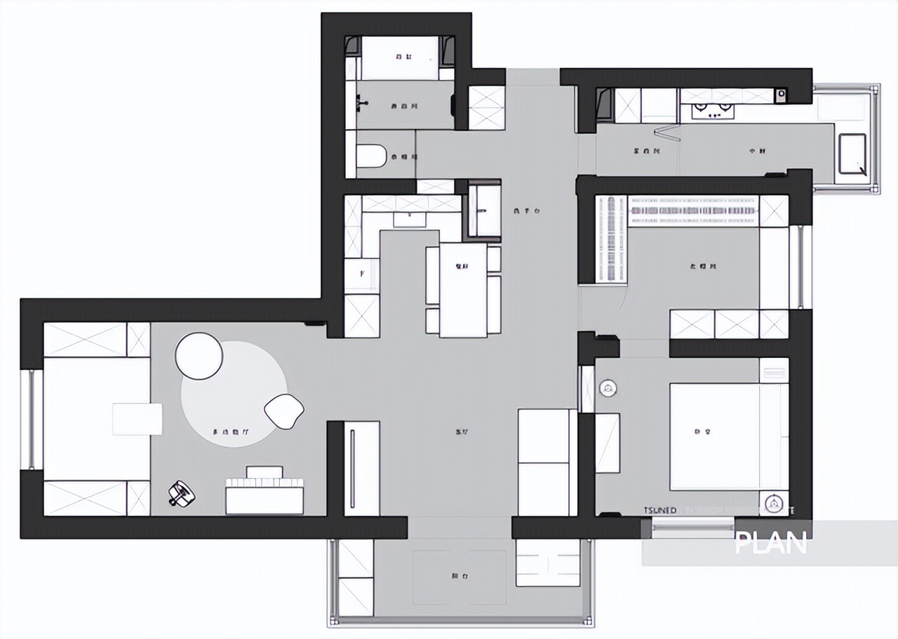 A young couple bought a 68-square-meter old and broken small in Beijing ...