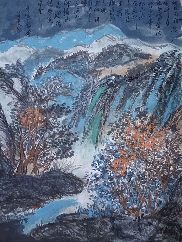 Liu Yinye Landscape Painting Fu - iNEWS