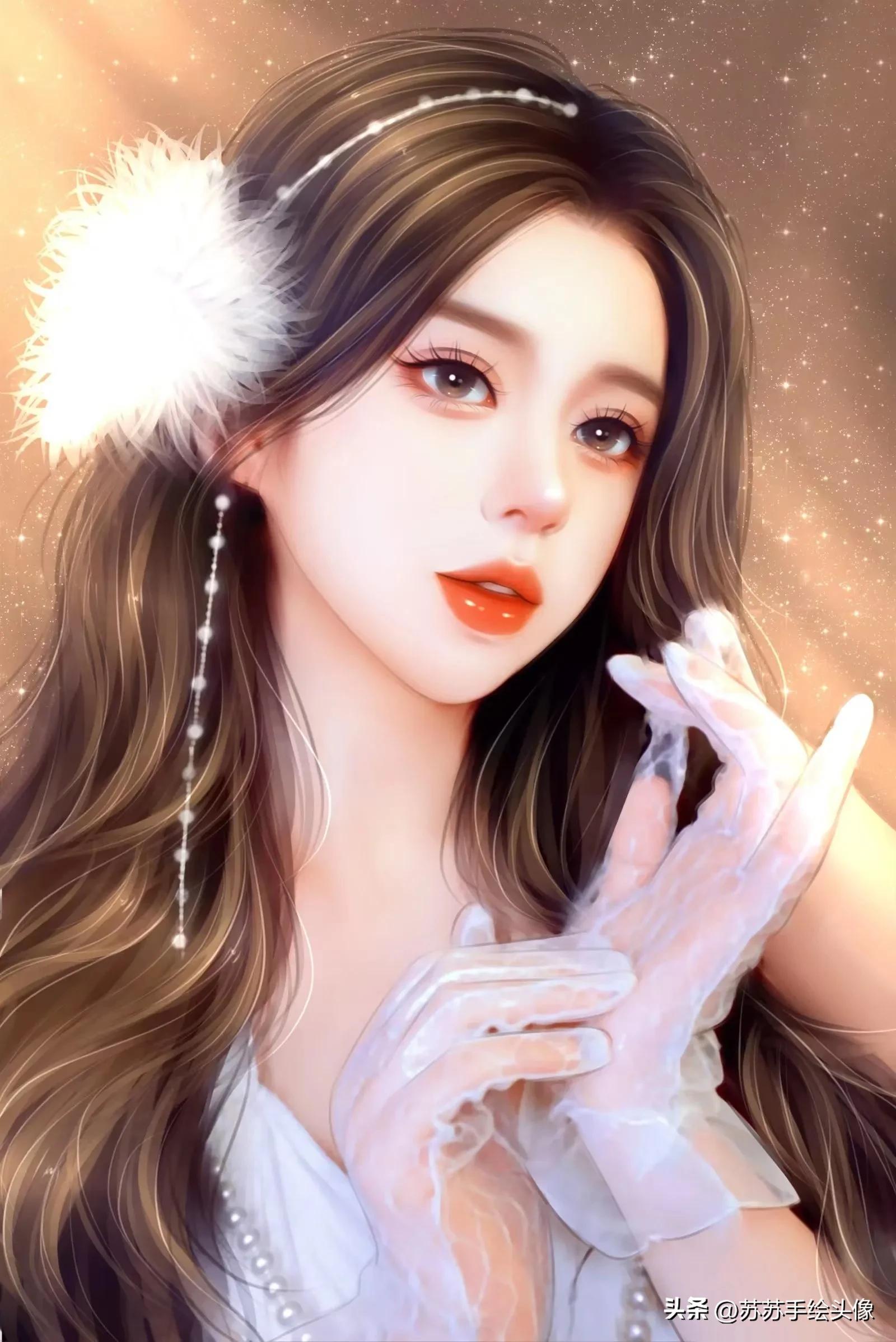 Change the avatar, the beautiful and beautiful hand-painted avatar of ...