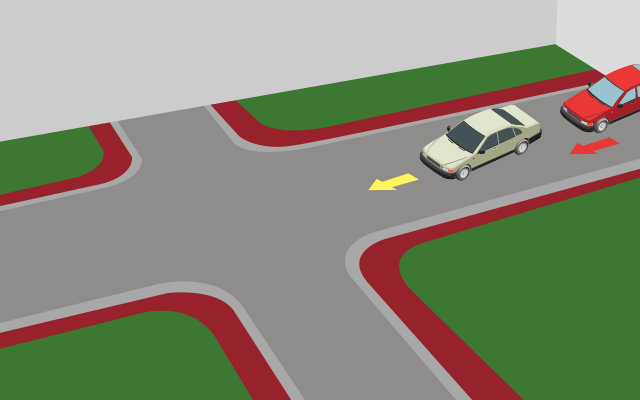 It is not necessary to make a turn to go straight, and the old driver ...