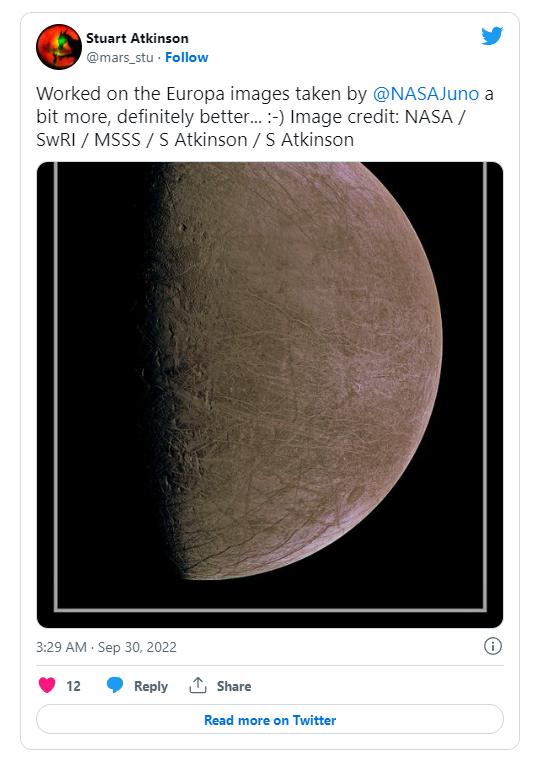 NASA's Juno probe returns closest-ever images of Europa - iNEWS