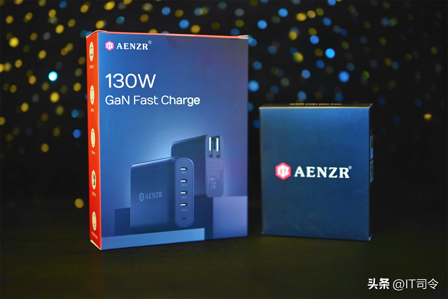 4C port full output, 2 modes switch at will, AENZR 130W GaN charger - iNEWS