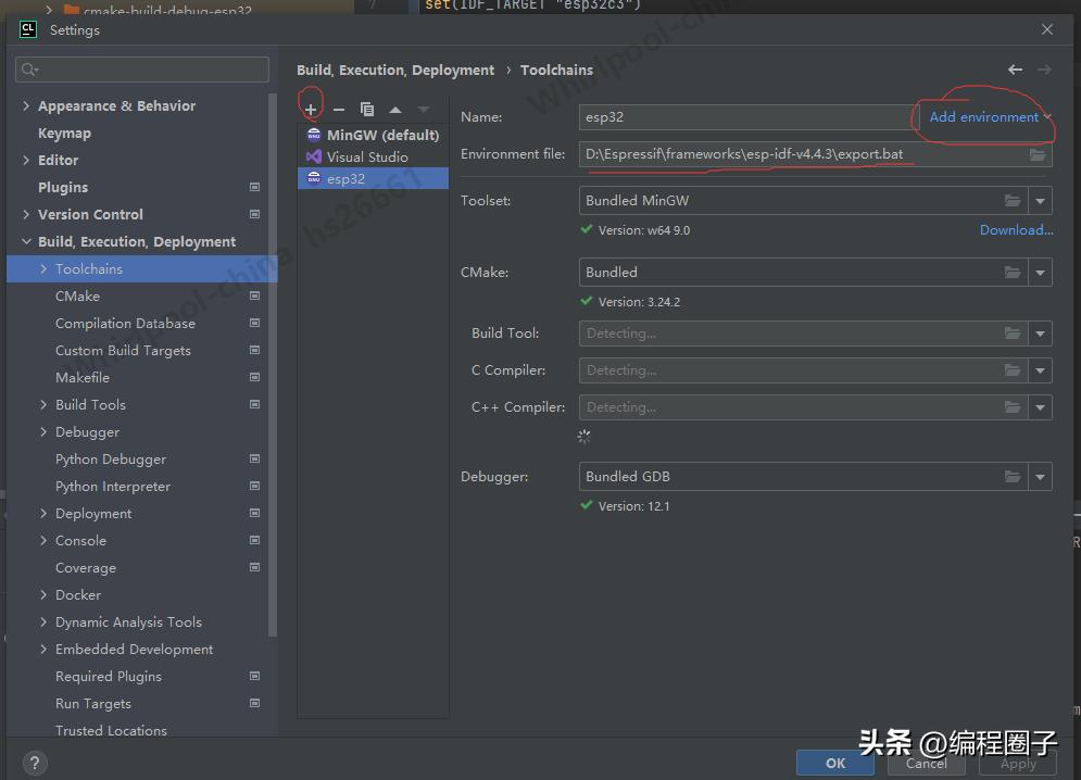 Getting started with ESP-C3 4. Clion+IDF development environment setup ...