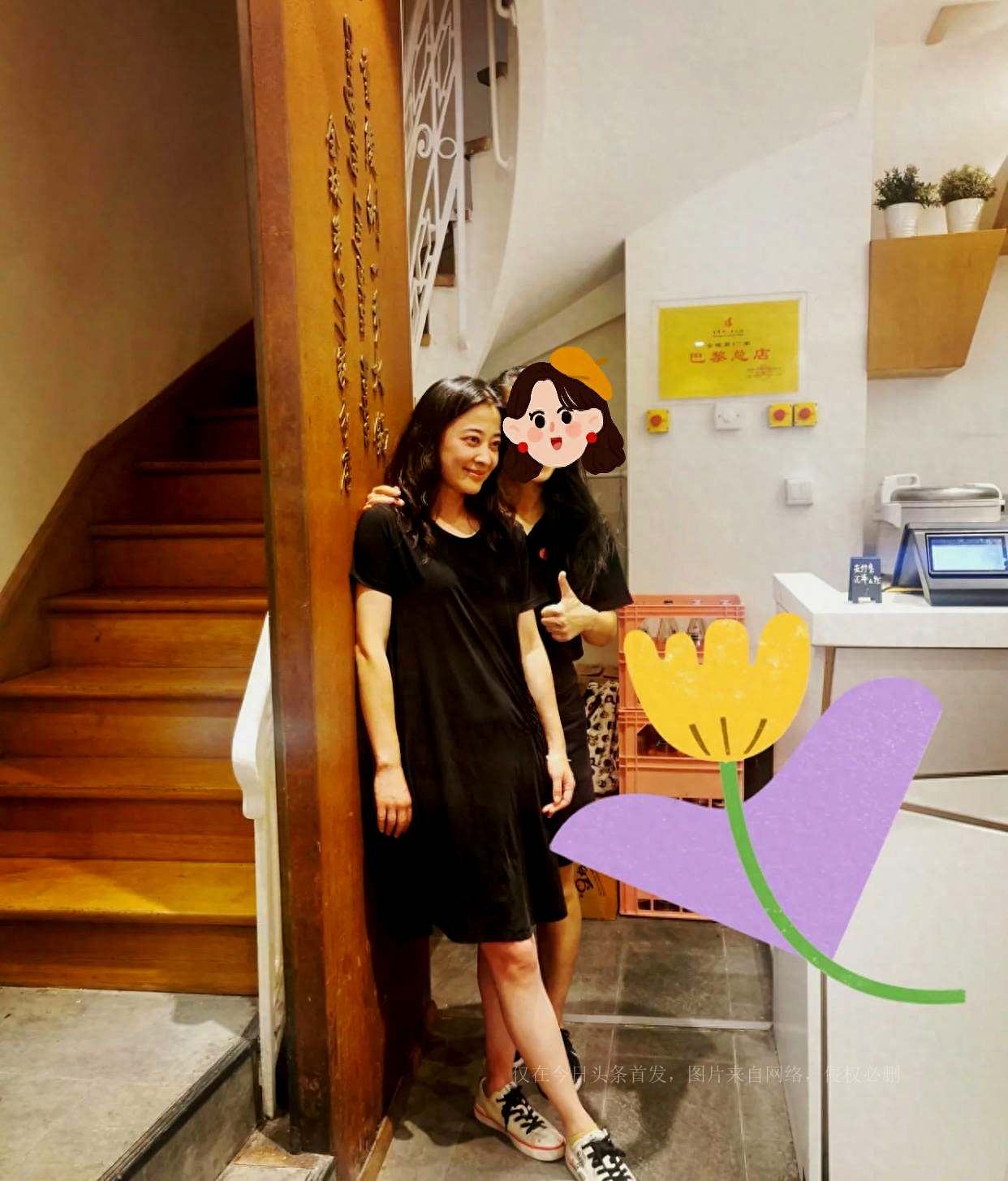 Mei Ting, who has been living in France for a long time, is enjoying ...