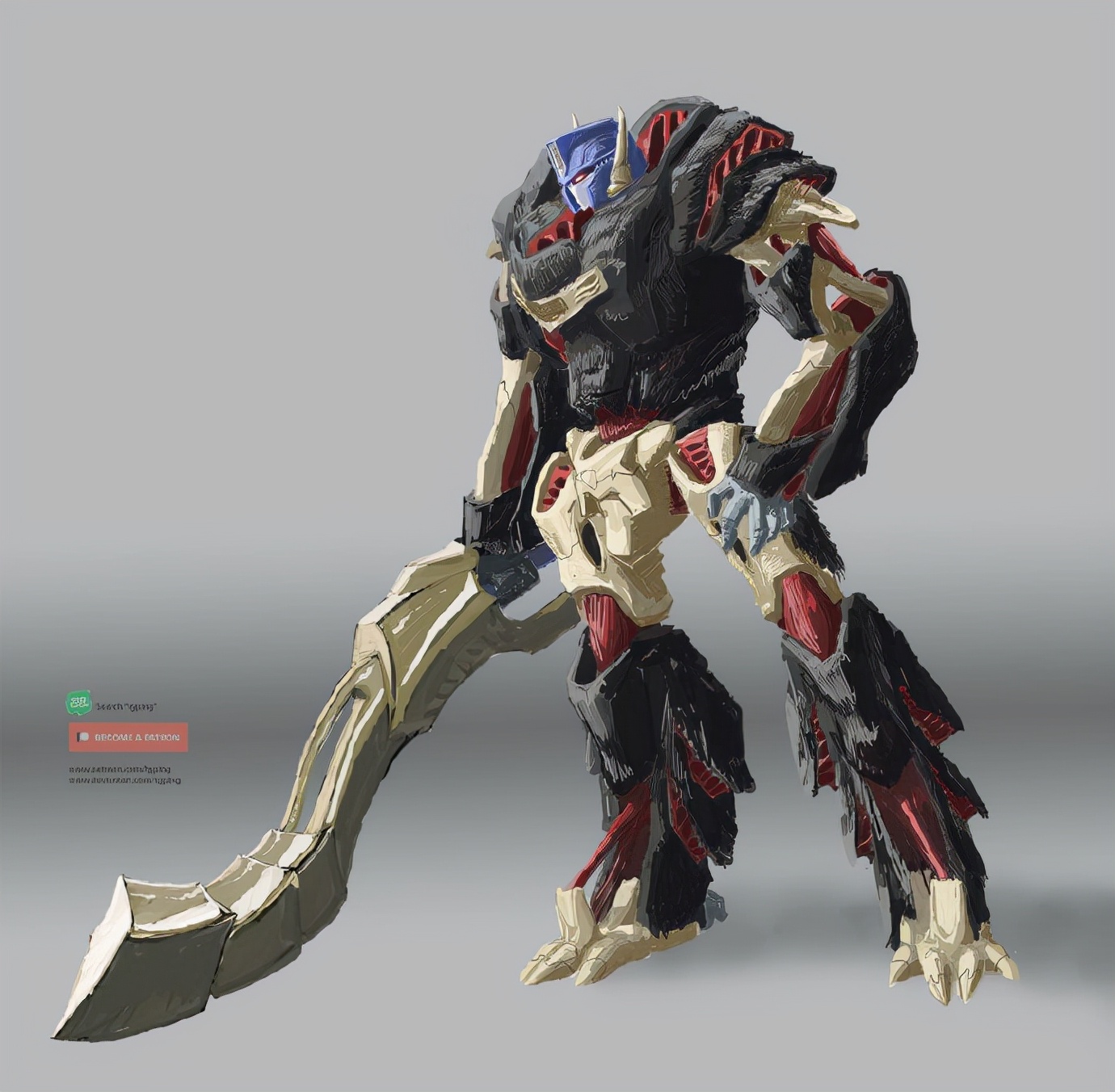 Transformers Power Rangers character fossil concept design - iNEWS