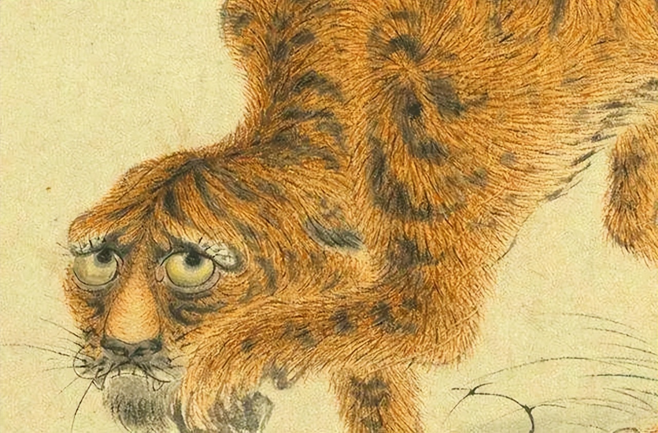 The strange painting "Bee Tiger" in the Forbidden City has been ...