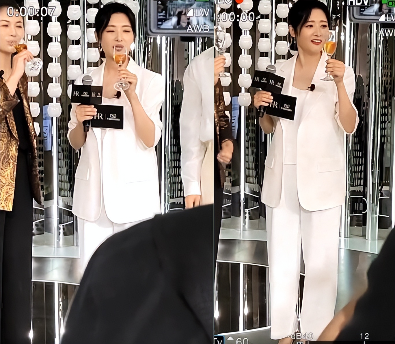 Former CCTV host Zhou Tao rarely took photos of work, wearing pajamas without makeup, with fair ...