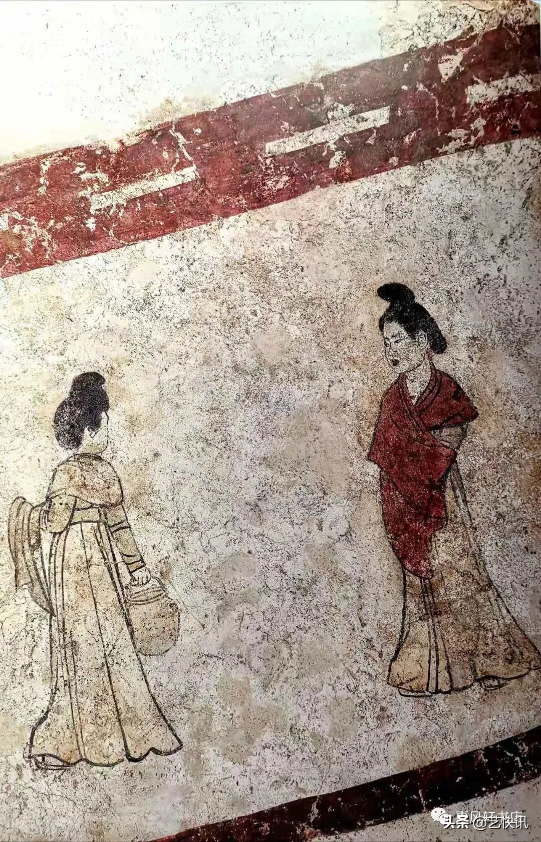 The true display of the paintings in the prosperous Tang Dynasty on the ...