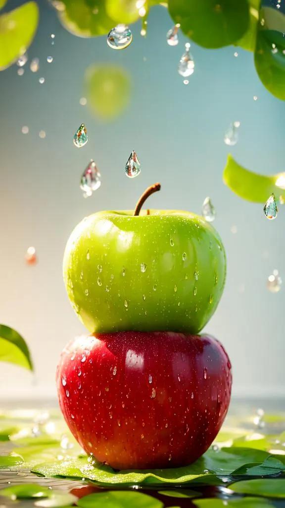 Beautiful, clear, bright, refreshing, calming and calming fruit ...