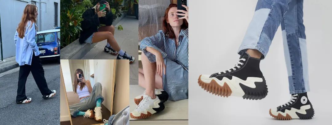 Converse's new platform shoes are so fragrant!Full of retro style ...